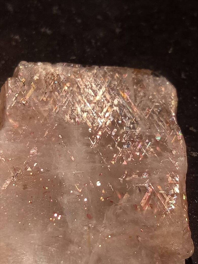 Large Rainbow Lattice Sunstone Specimen 3.9cm 57 carats B460 | Etsy