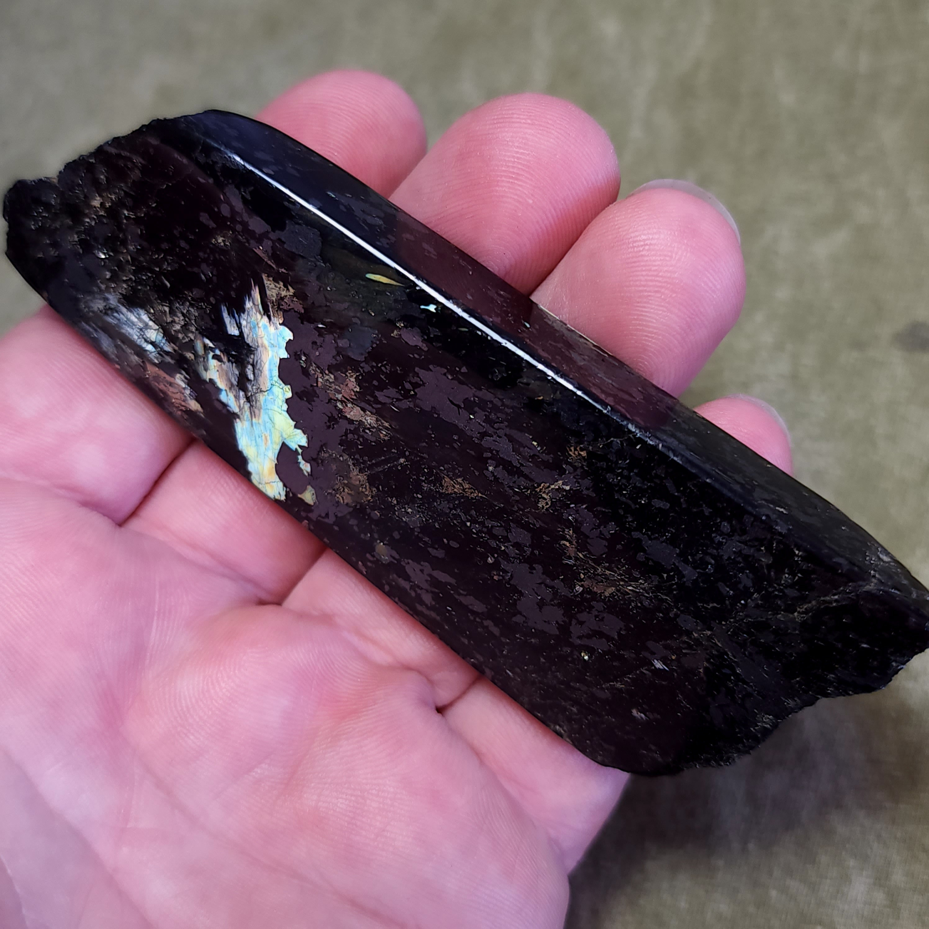 Extra Large Big Blue and Red Flash Nuumite Polished Specimen - Etsy UK