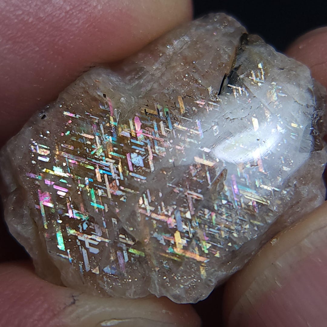 Australian Rainbow Lattice Sunstone Specimen 27 X 20mm A4599 - Etsy