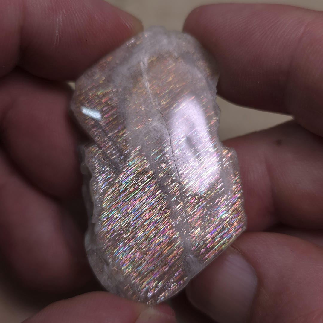 Rainbow Meteor Shower Sunstone Specimen 53x31mm A2450 - Etsy