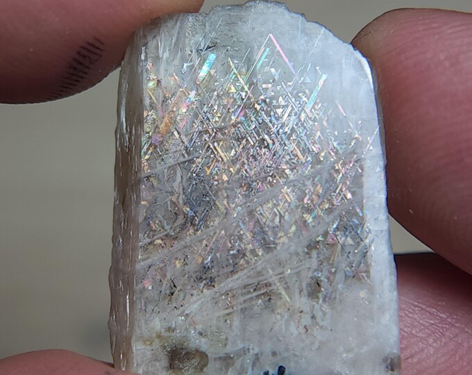 Australian Rainbow Lattice Sunstone Specimen 33 X 22 Mm A4512 - Etsy