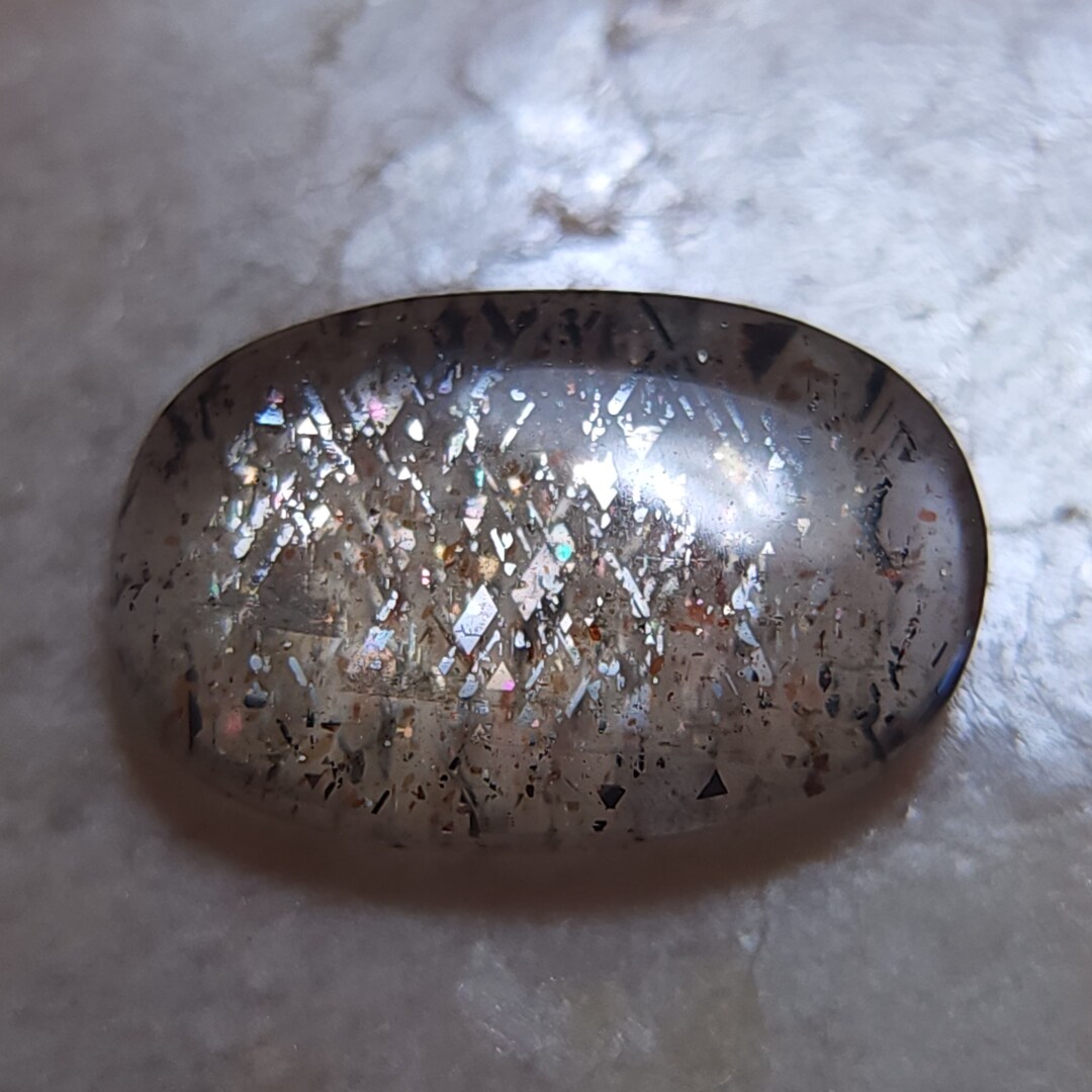 Australian Rainbow Lattice Sunstone Cabochon 14 X 9mm A4186 - Etsy