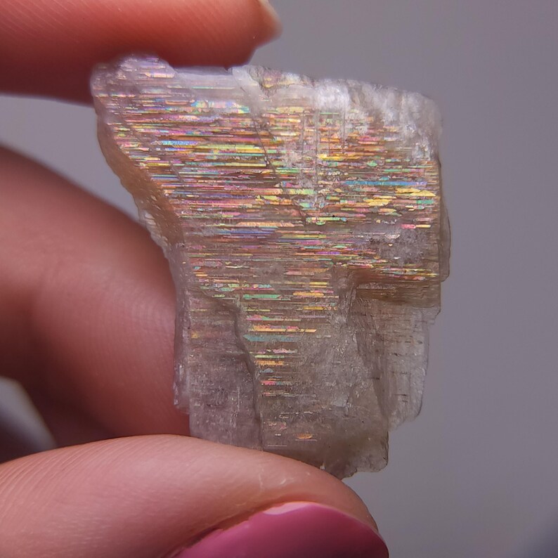 Rainbow Meteor Shower Sunstone Specimen 28x23mm A4801 - Etsy