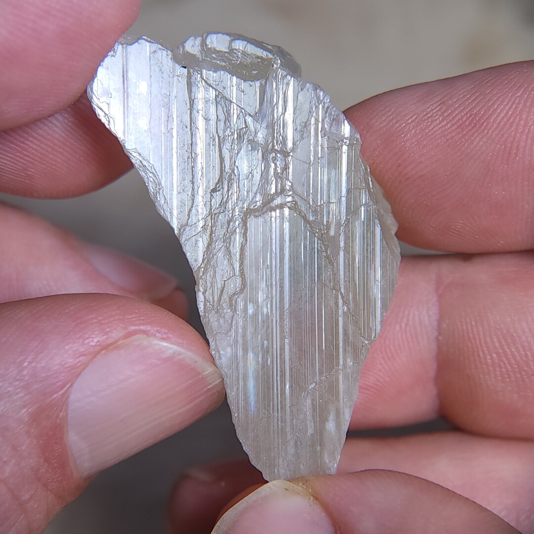 Moonstone Crystal Specimen With Parallel Lath Inclusions 54 X 29 Mm ZM6 ...