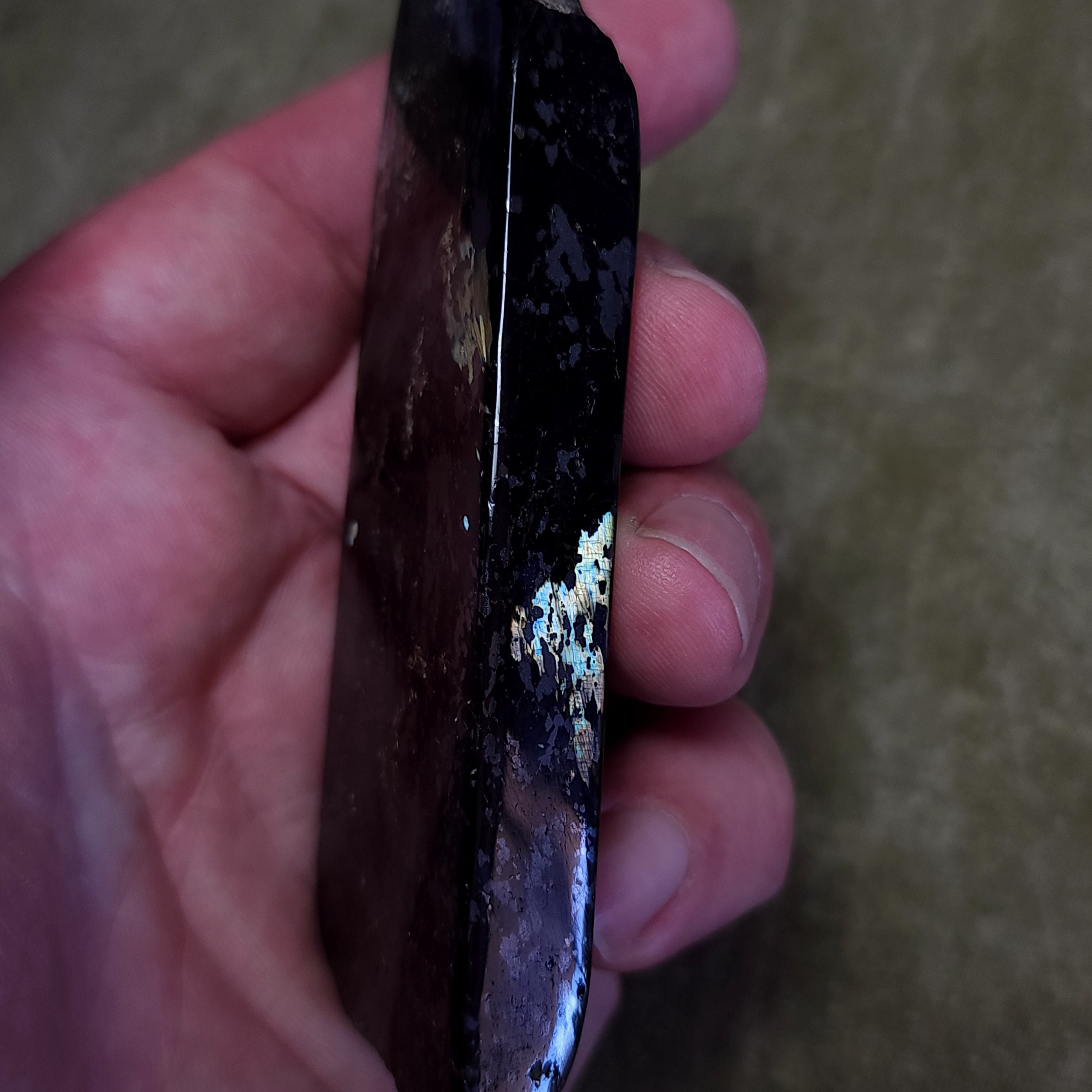 Extra Large Big Blue and Red Flash Nuumite Polished Specimen - Etsy