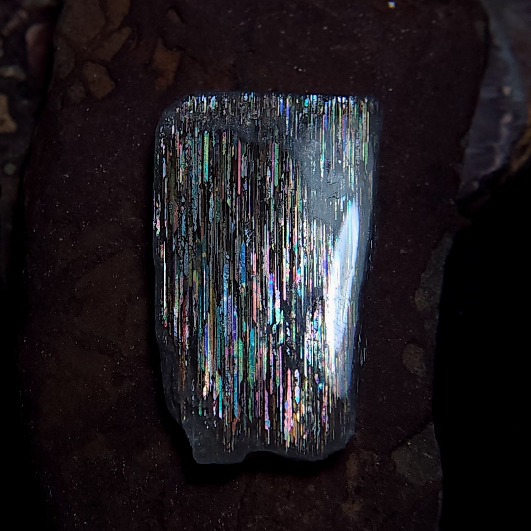 Rainbow Meteor Shower Sunstone Specimen 41x24mm A2663 - Etsy