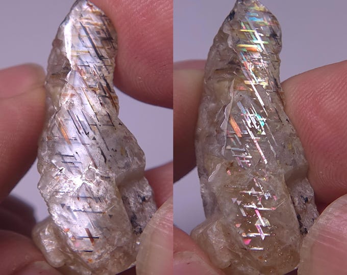 Australian Rainbow Lattice Sunstone Specimen 38x 18mm A4915 - Etsy