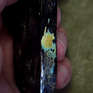 Extra Large Big Blue and Red Flash Nuumite Polished Specimen 107x36mm ...