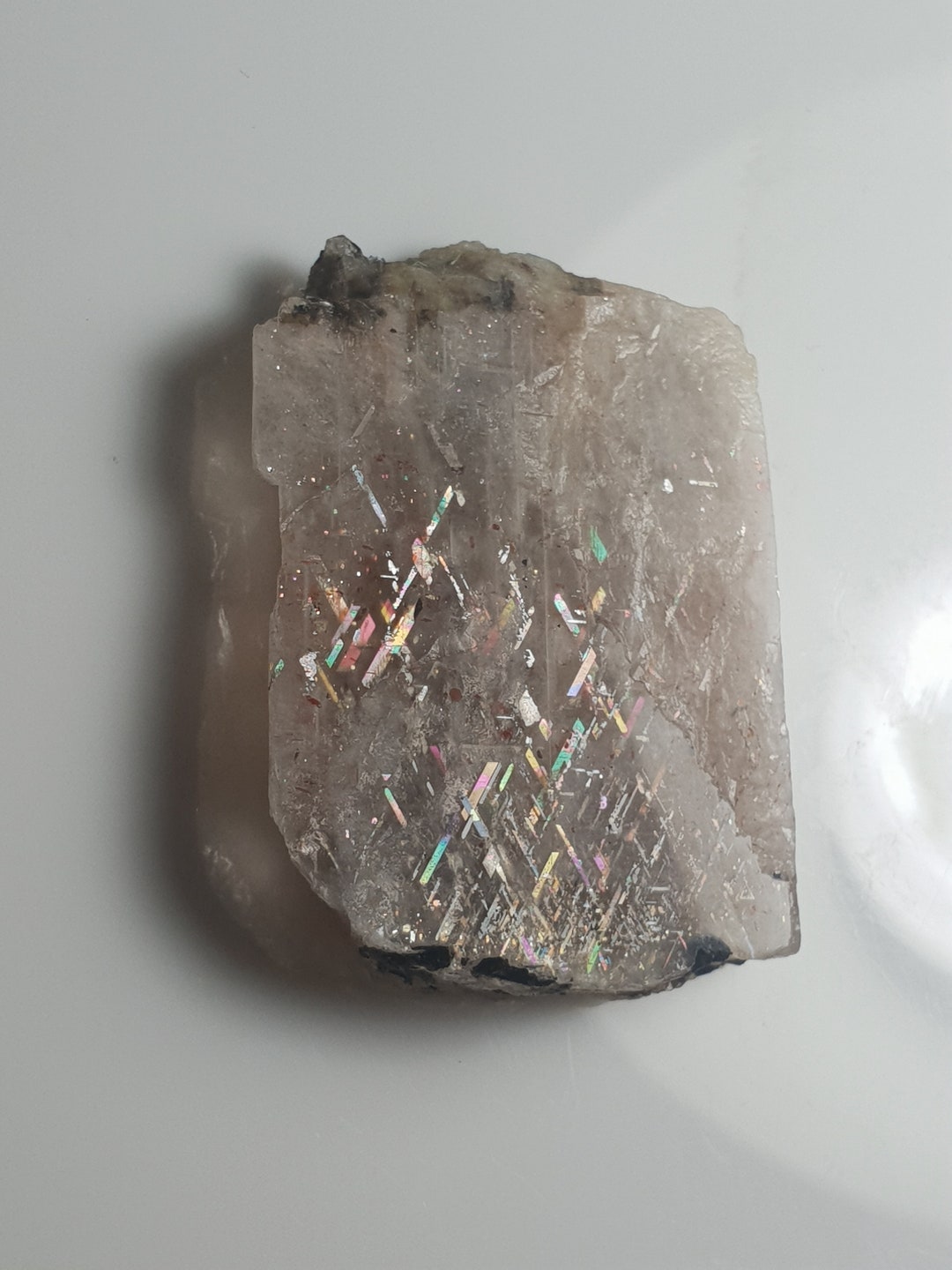 Massive Rainbow Lattice Sunstone Specimen 37x27x6mm B461 - Etsy