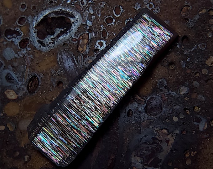 Gemmy Exceptional Clarity Rainbow Meteor Shower Sunstone Specimen ...