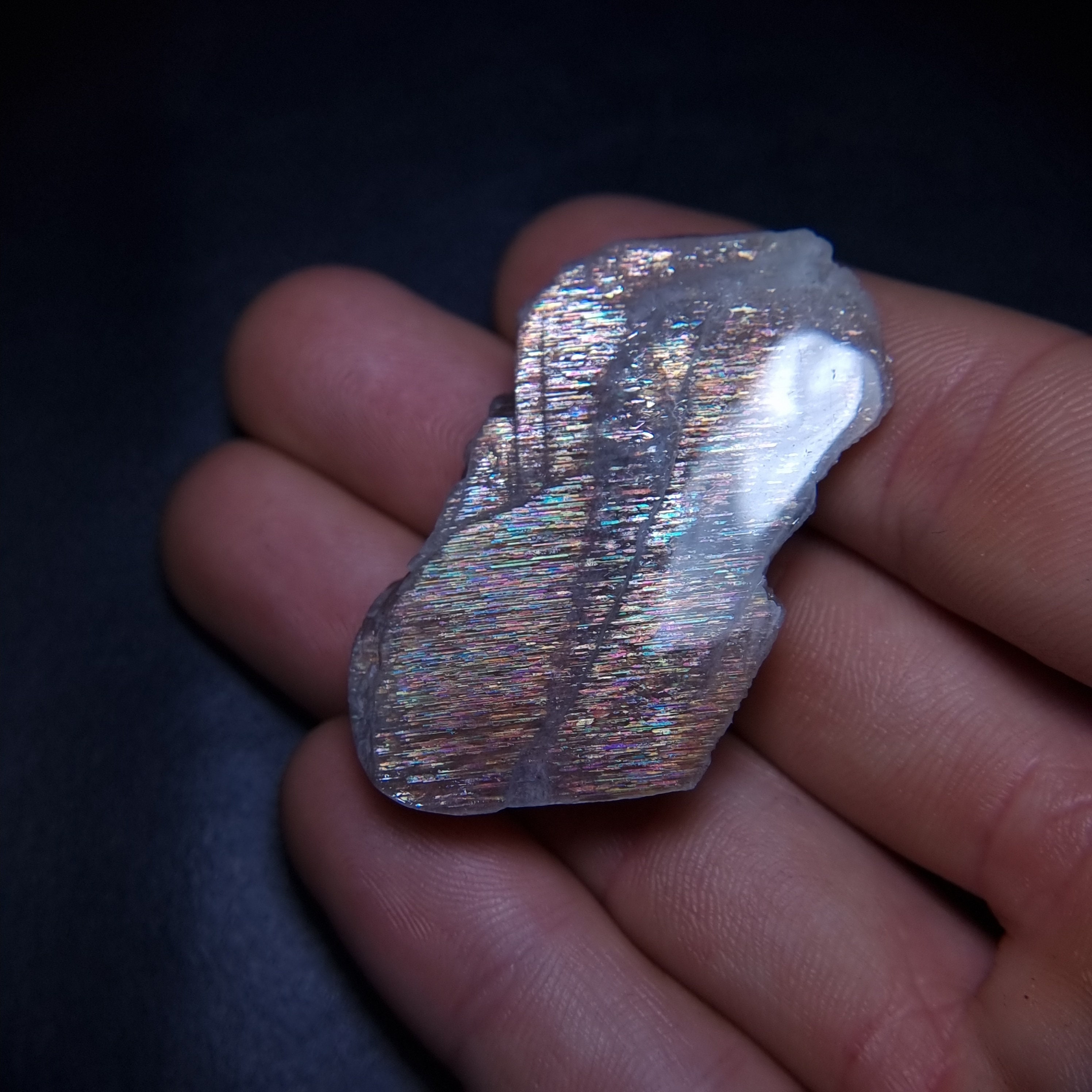 Rainbow Meteor Shower Sunstone Specimen 53x31mm A2450 - Etsy