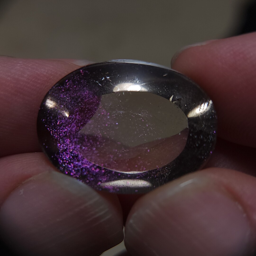 Pink Fire Quartz Covellite Quartz Cabochon 27 X 20mm A4149 - Etsy