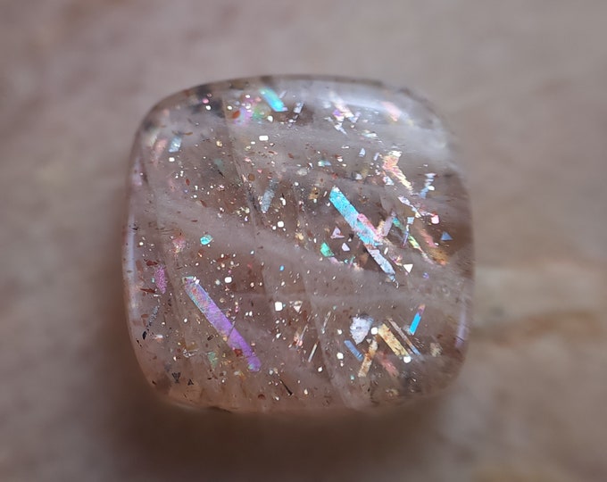Australian Rainbow Lattice Sunstone Cabochon 10 X 10mm A3622 - Etsy