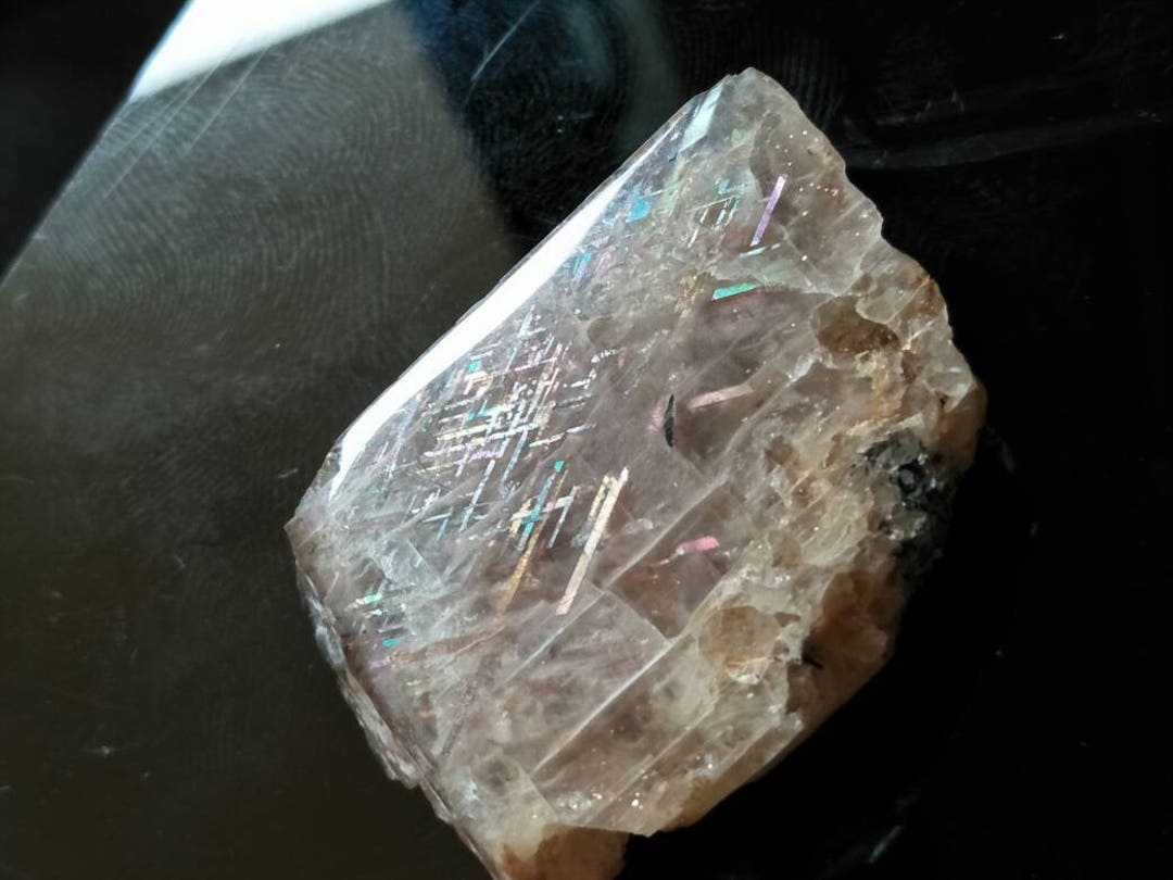 Rainbow Lattice Sunstone 3.5cm 71ct AAA Specimen B465 - Etsy