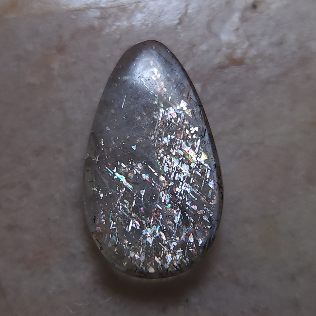 Australian Rainbow Lattice Sunstone Cabochon 18 X 10mm A4174 - Etsy