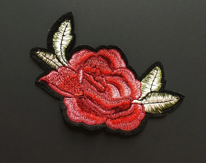 Iron on Patch-embroidery Patch-gucci Style Patch-patches-rose Patch ...