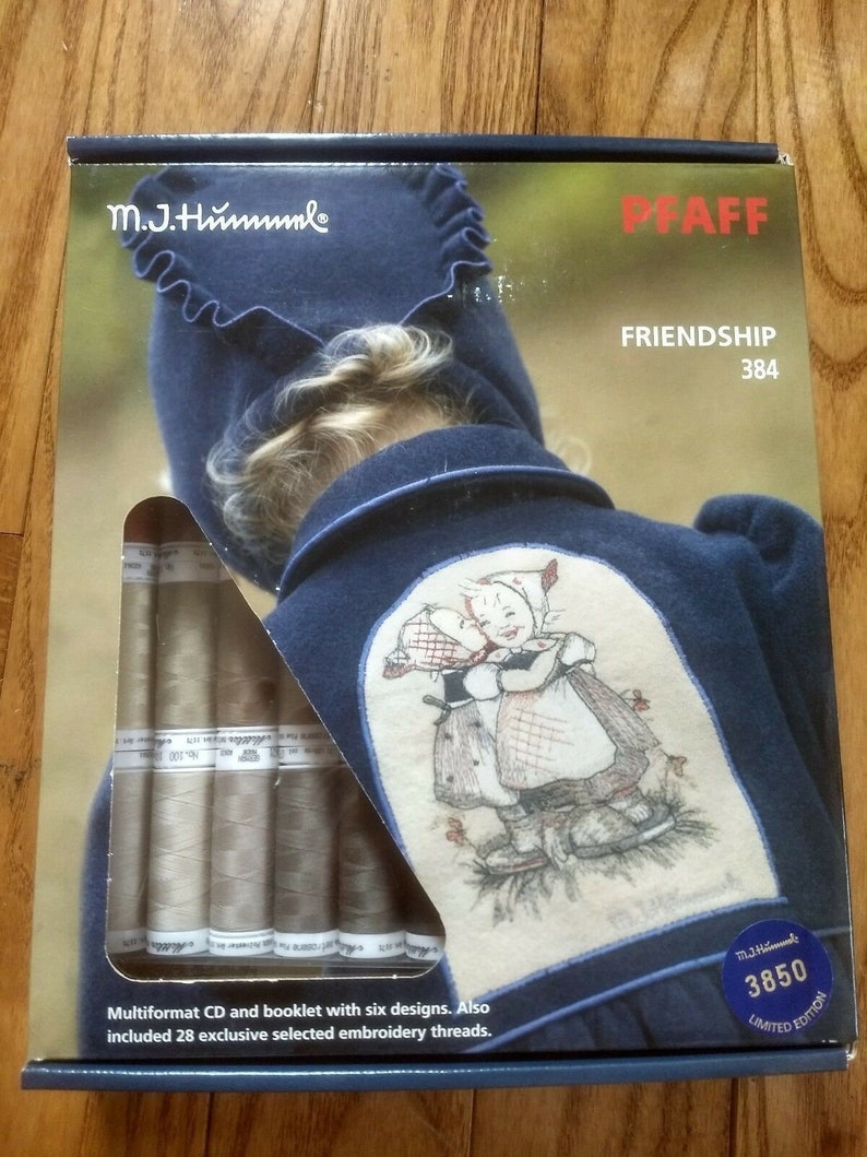 Pfaff M.J. Hummel Friendship 384 Multi-format Embroidery Design Book ...