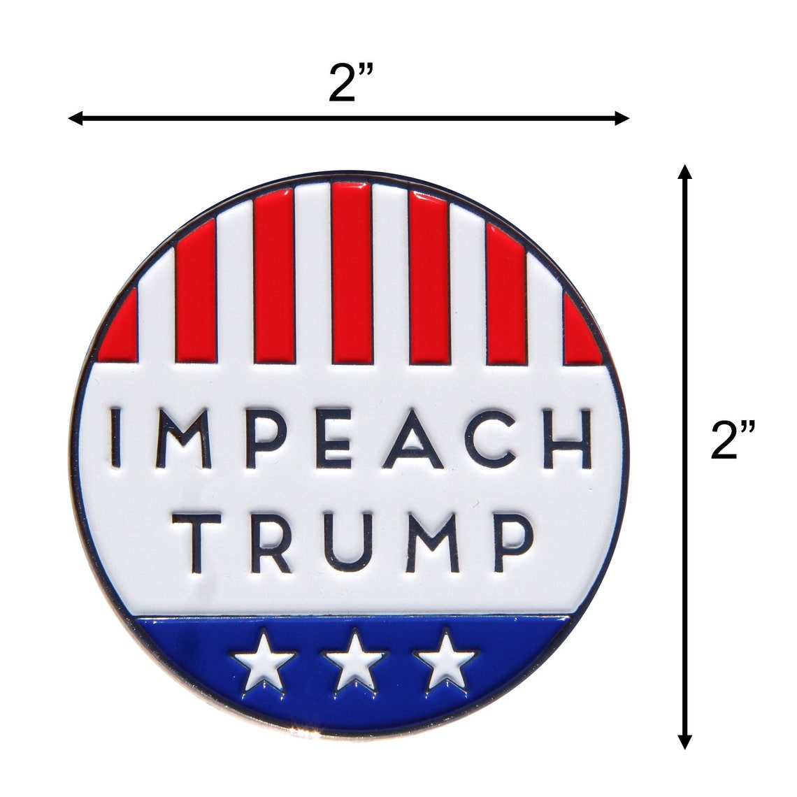 Drumpf.wtf "impeach Trump" Anti-trump, Pro-america Political Button ...