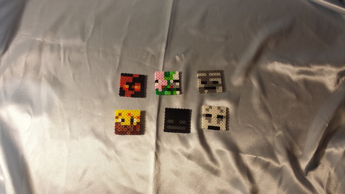 Minecraft Character/mob Sprites Perler Bead Art - Etsy