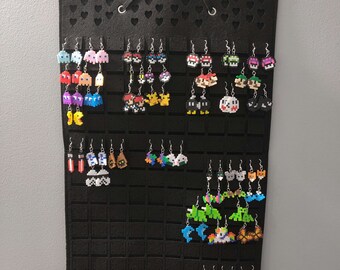 Ying and Yang Earrings, Perler Bead Earrings, 8 Bit Jewelry, Geometric ...