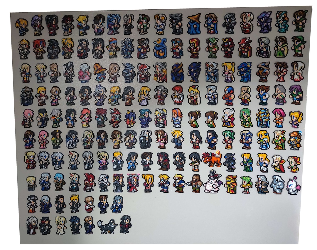 Final Fantasy Pixel Sprites FFXIII FFXVI - Etsy