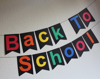 School banner | Etsy