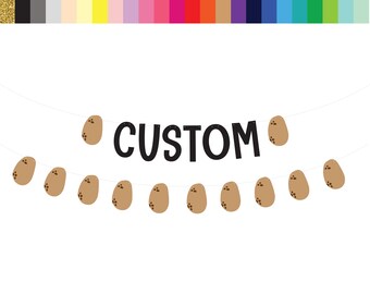 Potato Bar Banner // Baked Potato Bar Banner - Etsy