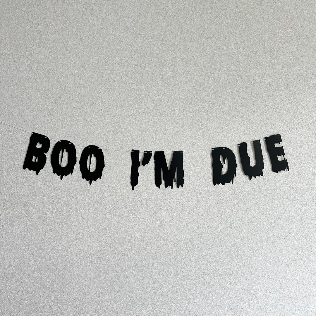 Boo I'm Due, Halloween Themed Baby Shower, October Baby Shower ...