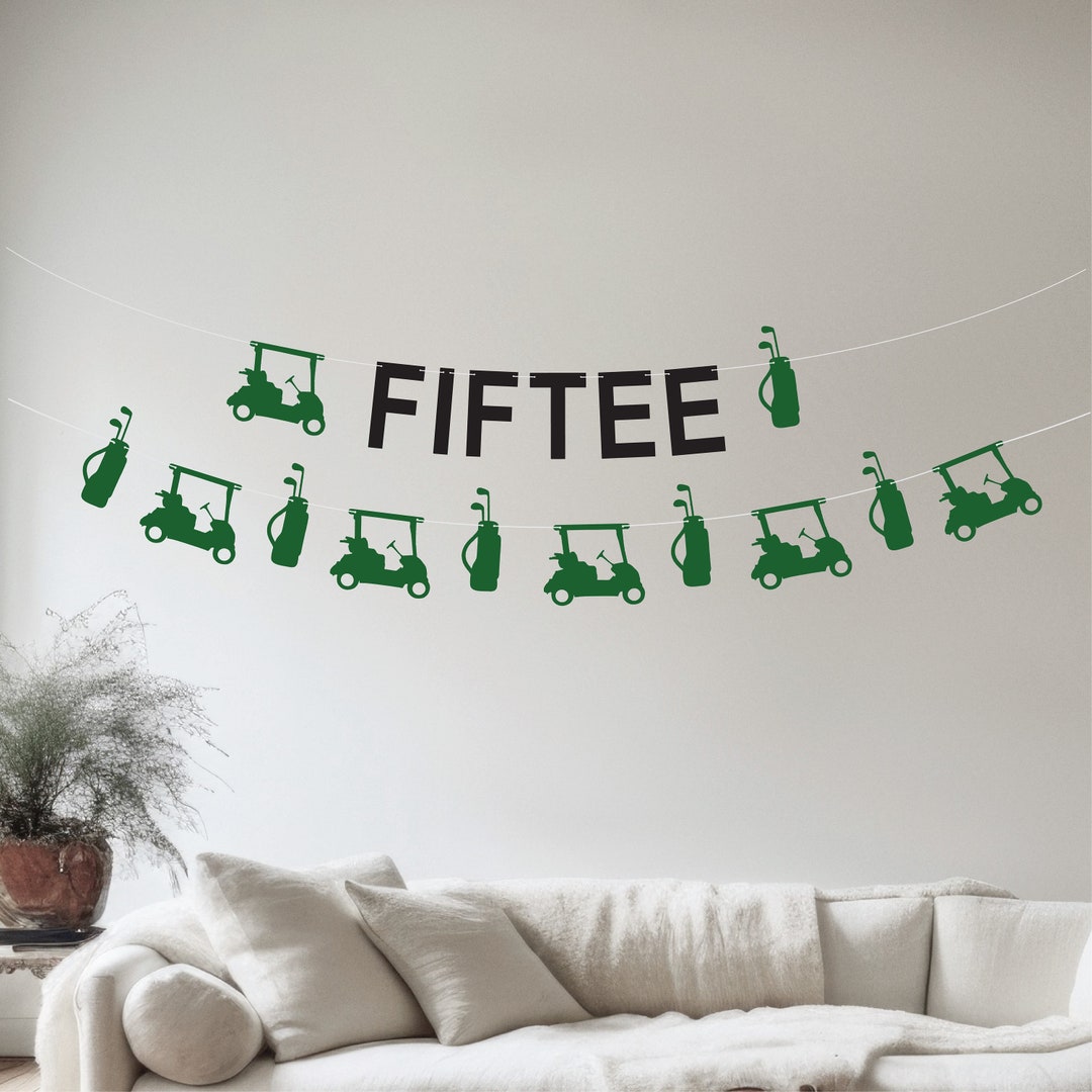 Fiftee, Fiftee Banner, 50th Birthday, Fiftieth Birthday, 50th Birthday ...