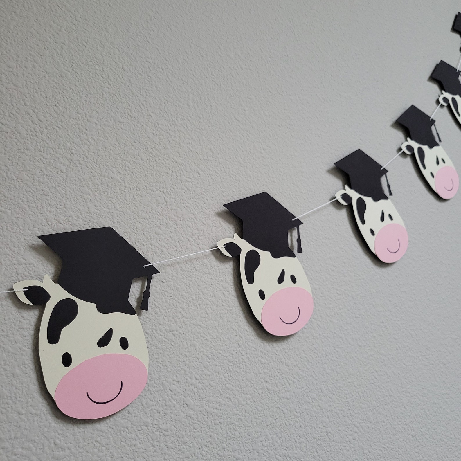 Holy Cow I Graduated Cow Themed Graduation Banner Custom Cow - Etsy