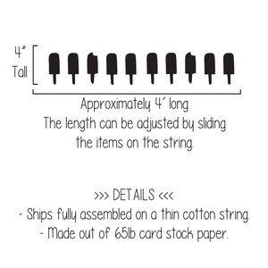 Popsicle Themed Birthday Banner Summertime Birthday Banner - Etsy