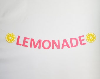 Pink Lemonade Banner | Etsy