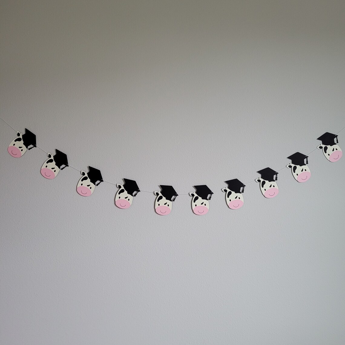 Holy Cow I Graduated Cow Themed Graduation Banner Custom Cow - Etsy