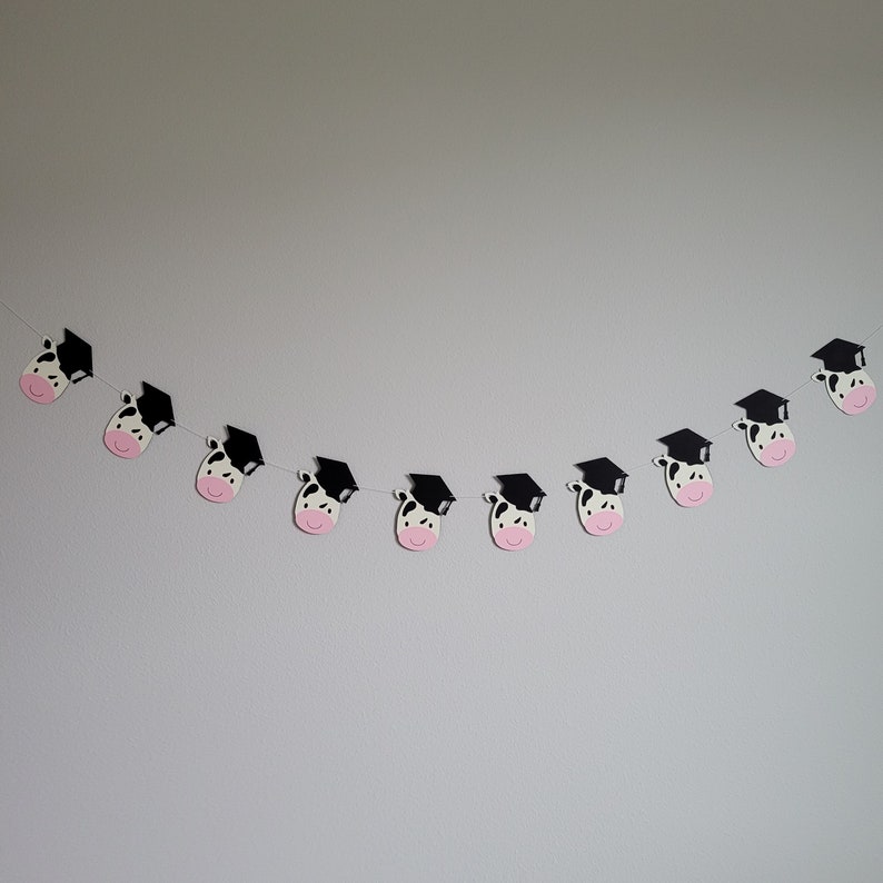 Holy Cow I Graduated Cow Themed Graduation Banner Custom Cow - Etsy