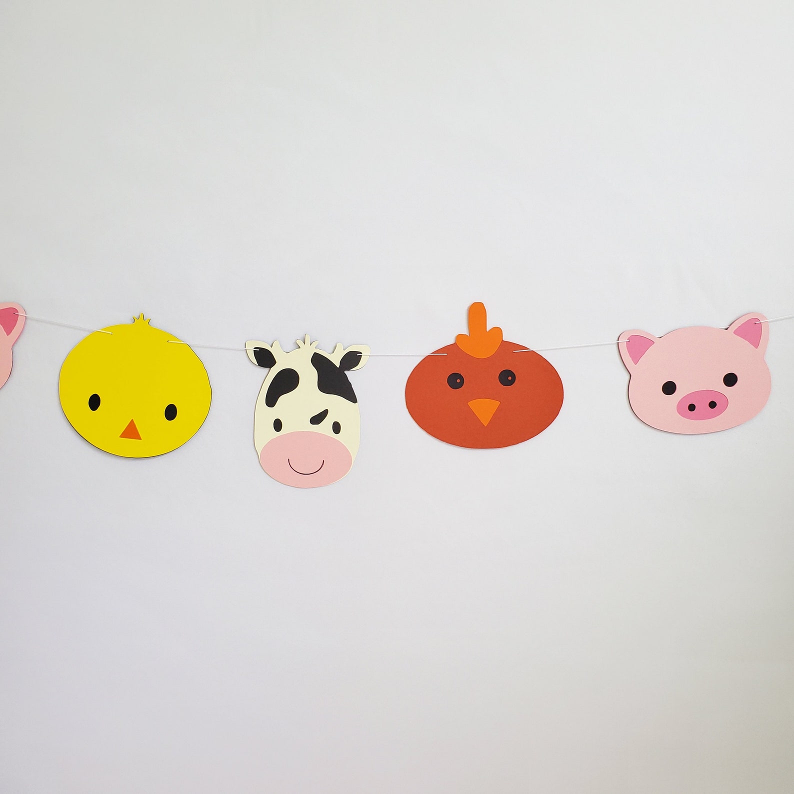 Farm Animal Garland Farm Animal Banner Farm Animal Decor | Etsy