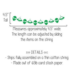 Alien Birthday Banner, Alien Birthday, Alien Decorations, Alien ...