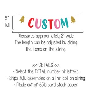 Custom Christmas Banner, Pink Christmas, Custom Holiday Banner, Custom ...