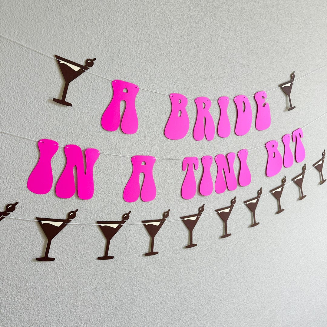 A Bride in A Tini Bit, Espresso Martini Themed Bachelorette Party ...