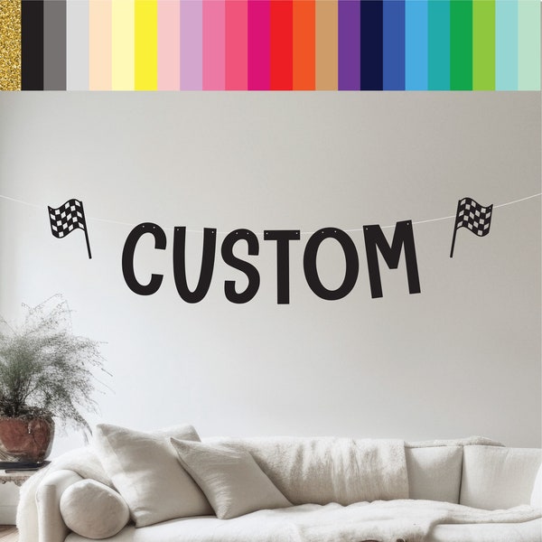 Racing Banner - Etsy