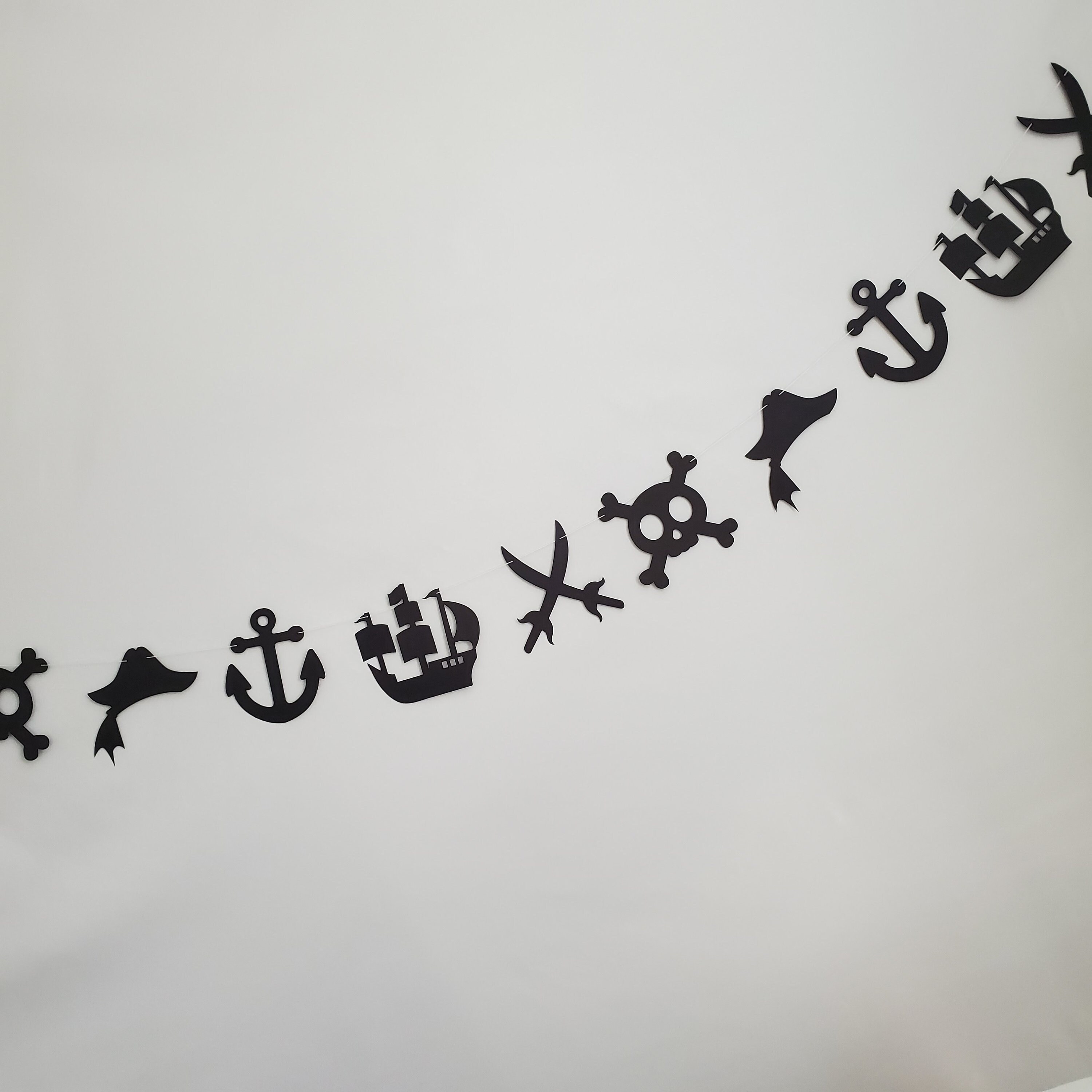 Pirate Banner Pirate Garland Pirate Birthday Pirate Party - Etsy