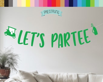 Hole in One Par-tee Banner First Birthday Party Banner Golf - Etsy