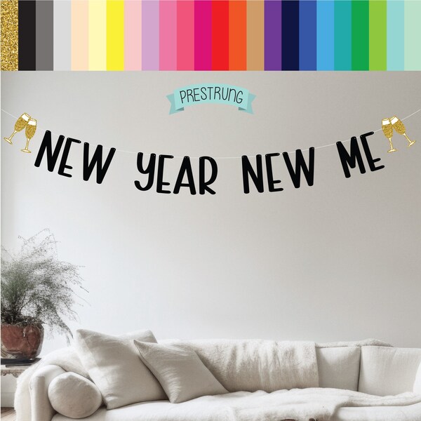 Happy New Year Banner - Etsy