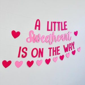 A Little Sweetheart is on the Way, Valentine's Themed Baby Shower ...