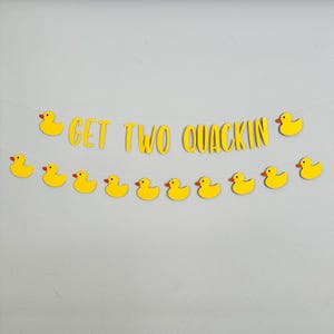 Get Two Quackin, Duck Themed 2nd Birthday Decorations, Duck 2nd ...