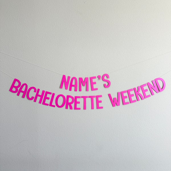 Custom Bachelorette Banner - Etsy