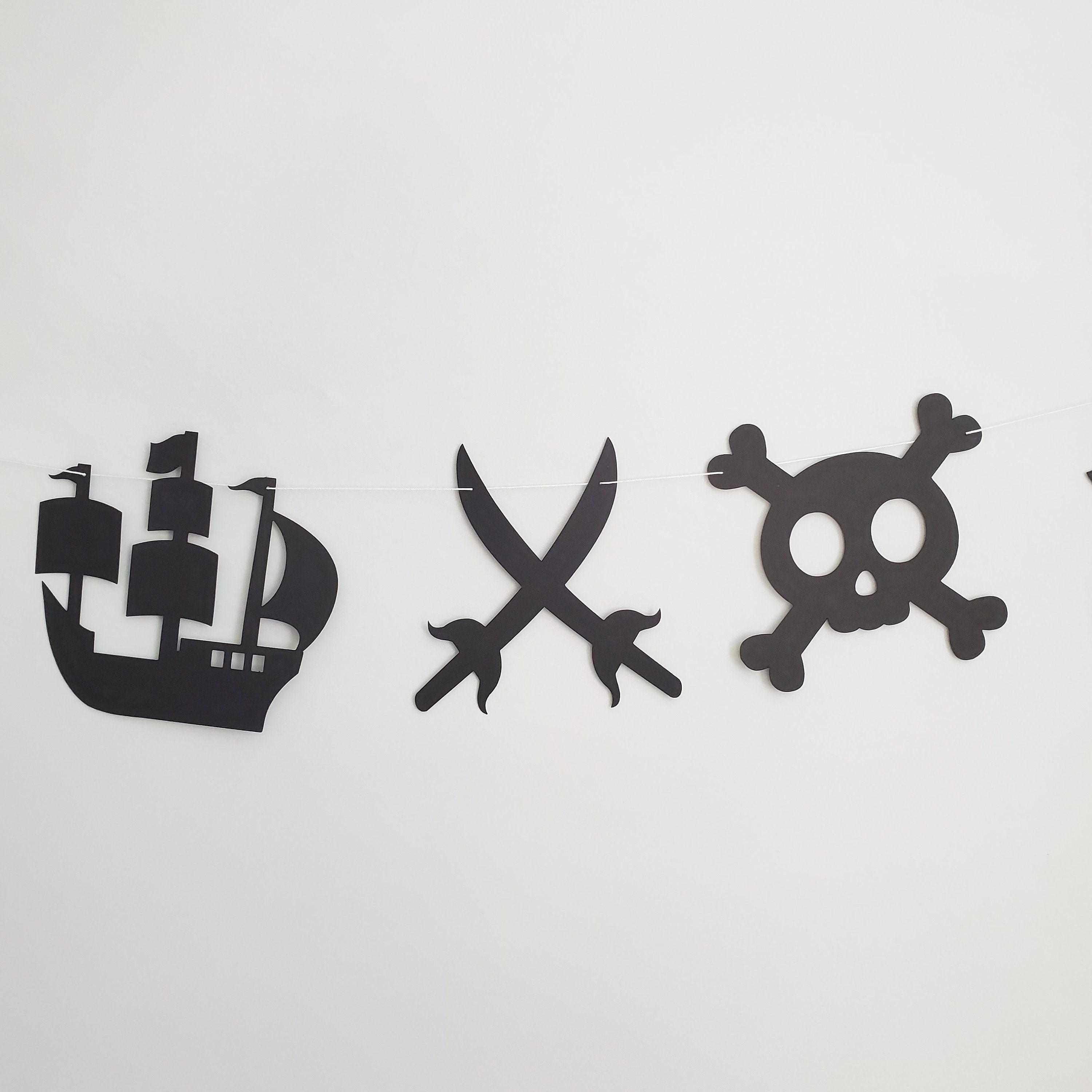 Pirate Banner Pirate Garland Pirate Birthday Pirate Party - Etsy