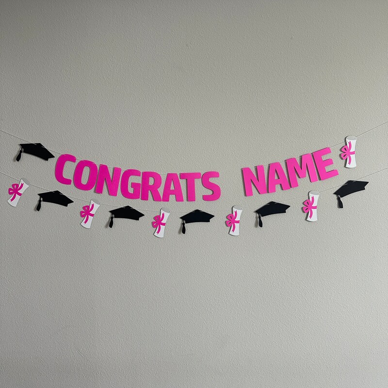 Pink Graduation - Etsy