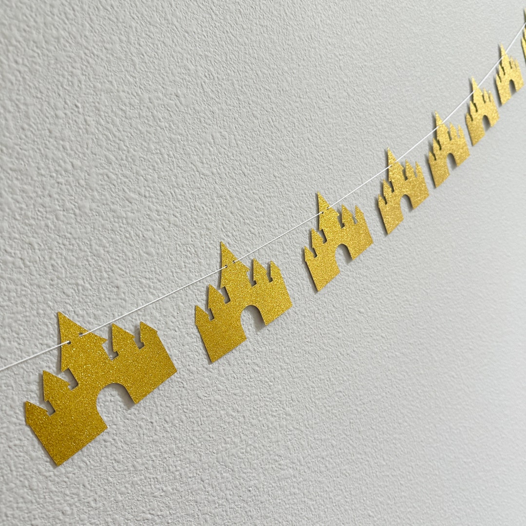 Castle Garland, Castle Banner, Castle Decorations, Custom Princess ...
