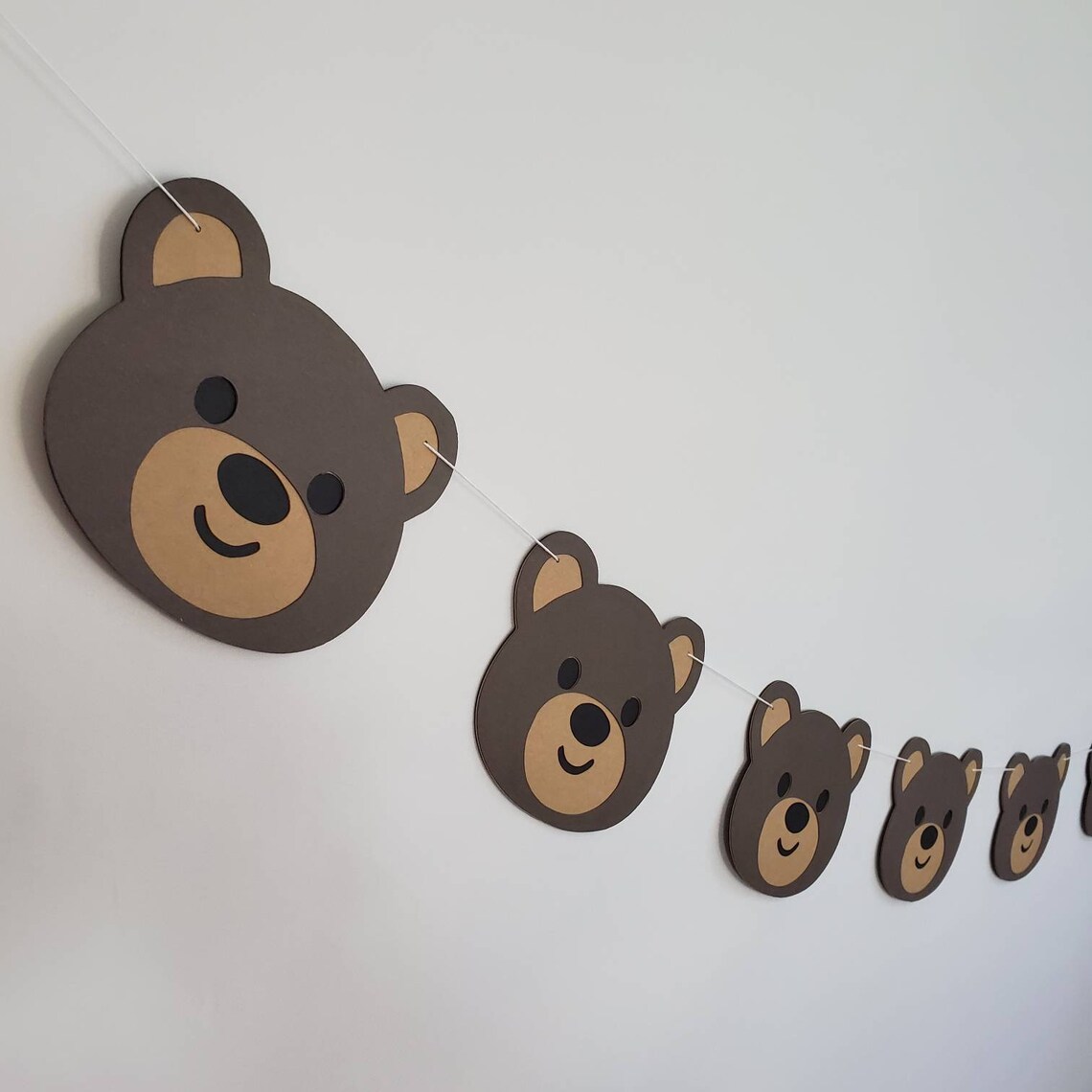 Bear Garland Bear Banner Bear Decor Cute Bear Decorations | Etsy Canada