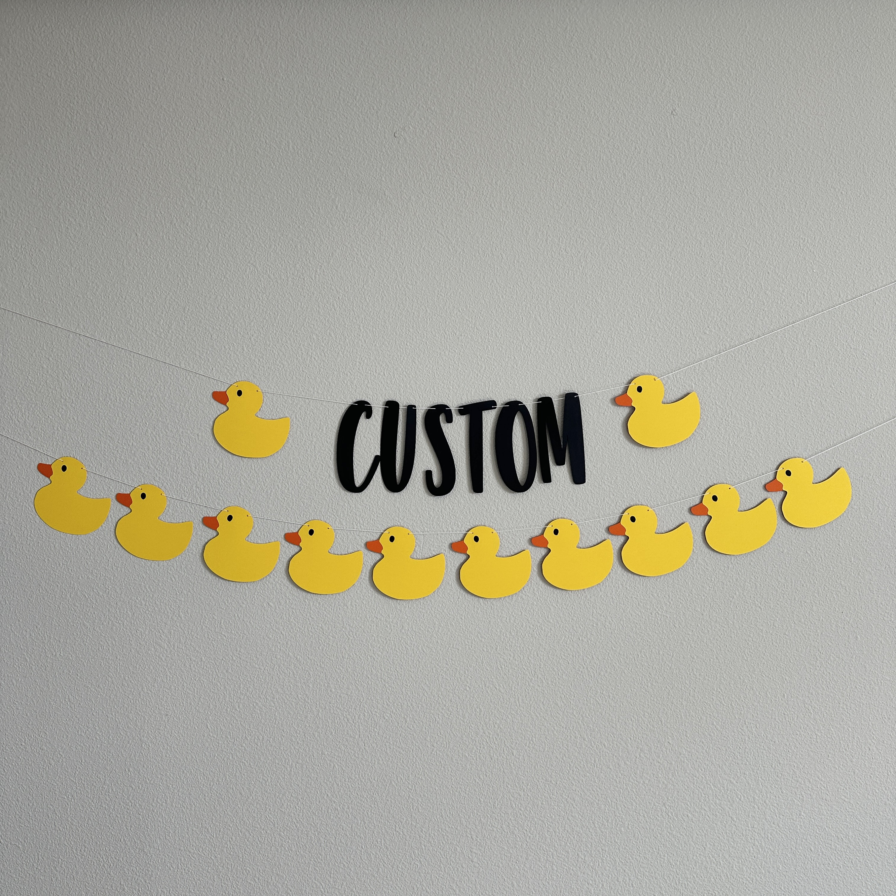 Custom Duck Banner, Rubber Duck Theme, Duck Decorations, Duck Birthday ...